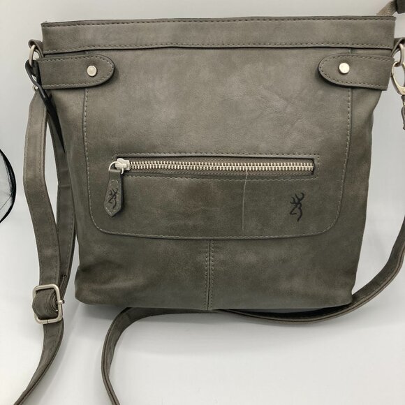 Browning | Bags | Browning Gray Shoulder Bag | Poshmark